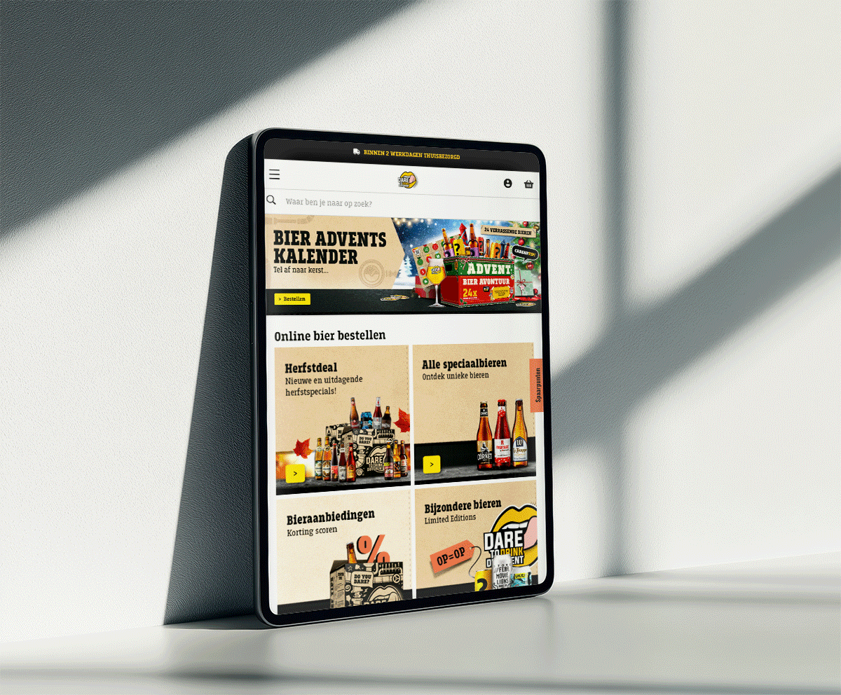 Een multi storefront voor Royal Swinkels.